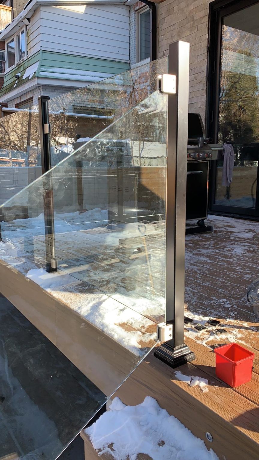 Spigot Glass Balcony Railings: We Manufacture & Install Spigot Railings!